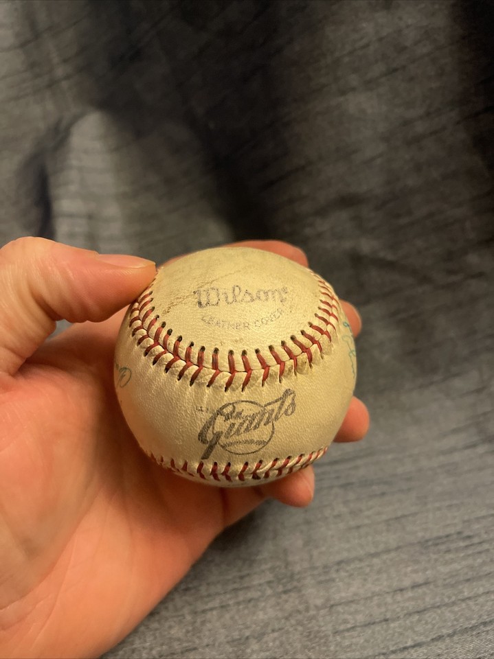 1976 SAN FRANCISCO GIANTS TEAM SIGNED BASEBALL - 8 SIGNATURES | eBay