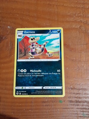 escroco carte neuve pokemon 100 PV 112/195 2022 | eBay