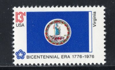 1642 * VIRGINIA STATE FLAG * U.S. Postage Stamp MNH | eBay