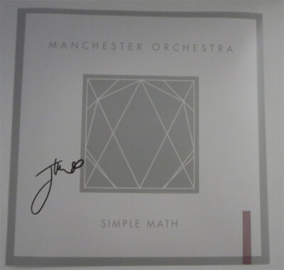 ANDY HULL MANCHESTER ORCHESTRA signed 12X12 PHOTO SIMPLE MATH | eBay