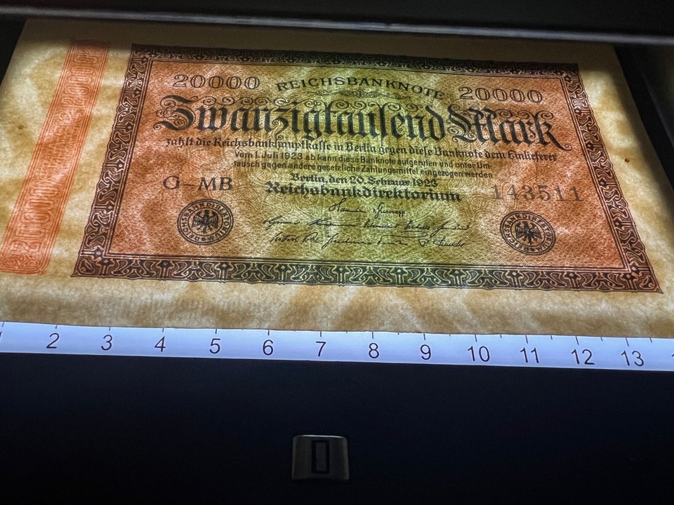 1922 Germany 4 Banknote Set Mark WW1 Pre WW2 Nazi Paper Money Kaiser ...