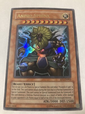 Yu-Gi-Oh TCG Card Mint Andro Sphinx EP1-EN002 Holo Rare | eBay