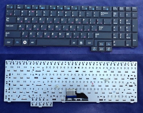 Russian Qwerty Keyboard Samsung R517 R523 BA59-02832C 9Z.N5LSN.00R ...