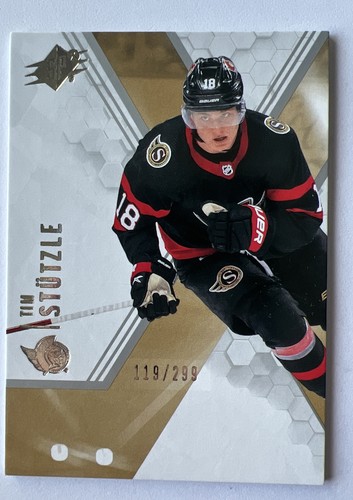 2021-22 SPX Tim Stutzle /299 Base Card 21/22 Upper Deck #119/299 UD #66 ...
