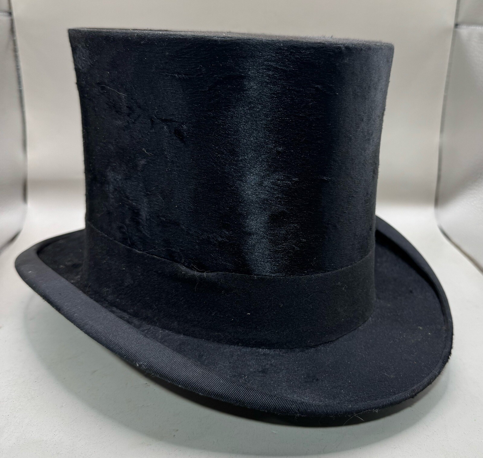 Beautiful Antique Collins & Fairbanks Top Hat-BOSTON 1800s Approx Size ...