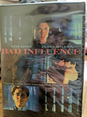 Bad Influence ,(DVD, 1990) Rob Lowe, James Spader, NEW/ SEALED | eBay