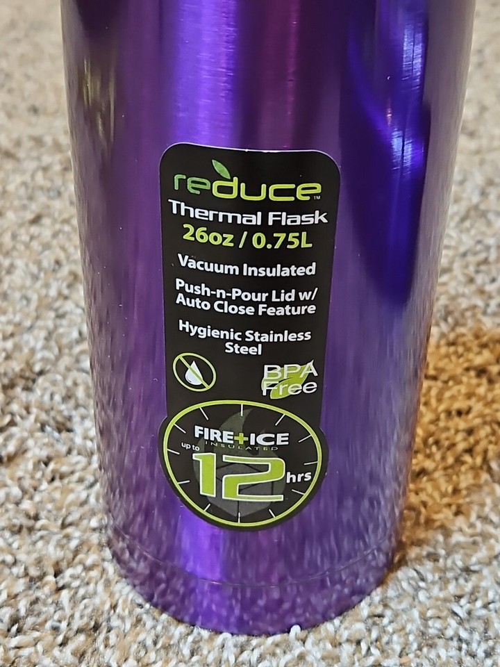 * NWTS Reduce Thermal Flask 26 Oz Purple | eBay