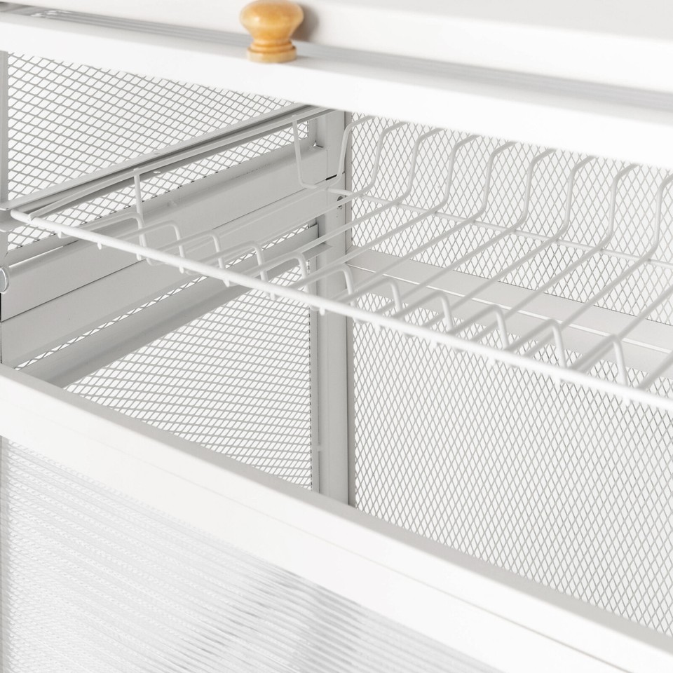 Detachable Drip Tray Storage Box Basket Dish Drying Rack Organized ...