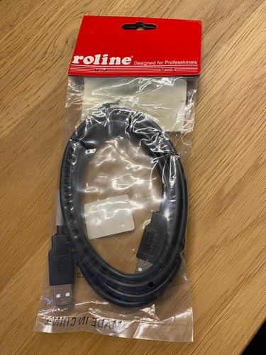 ROLINE USB 2.0 Kabel Typ A-A, schwarz, 1.8m | eBay.de