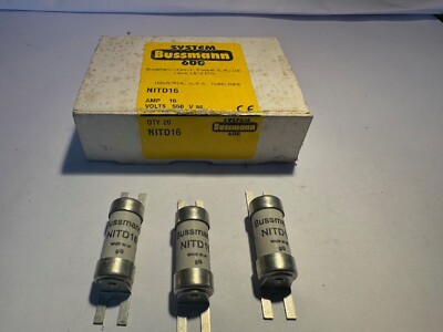 NITD16 COPPER BUSSMANN FUSES 3 OFF | eBay
