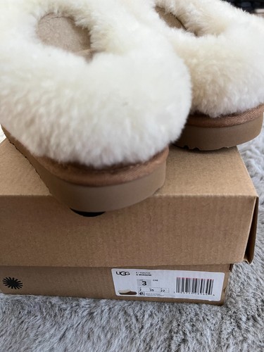 UGG Moraene Kids Slipper Chestnut Size 3 New with Box | eBay