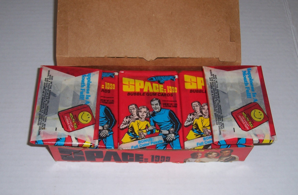 1976 Donruss Space 1999 full wax box 24 pack bubble gum cards Moonbase ...