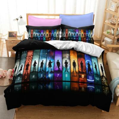 3D TARDIS Check Doctor Who Bedding Set Doona Cover Duvet Cover Pillow ...
