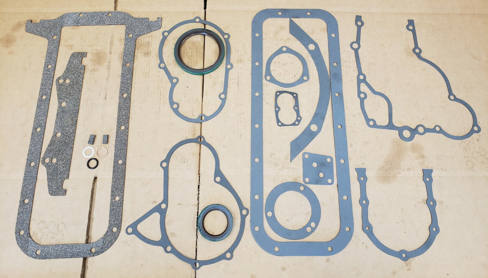 BOTTOM GASKET SET compatible w Case® 188D/207D REPLC: A189524 A189537 ...