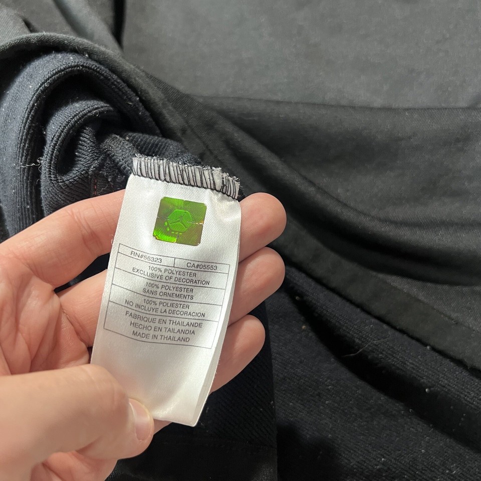 Air Jordan Sweater Black Red Sweatshirt Full Zip Hoodie Y2K Mens AF1 AJ ...