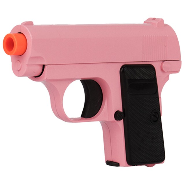 Pink 1908 Compact Metal Spring Airsoft Pistol Full Size Hand Gun W/ 6mm ...