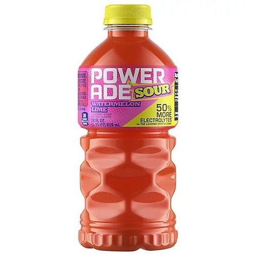 Powerade SOUR Sports Drink 28Oz 50% More Electrolytes (10 Pk) 3 LIMITED ...
