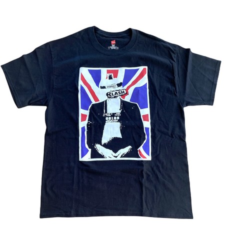 Johnny Clash Billy Bragg Union Jack Rock Old Clash Fight Song Black T ...