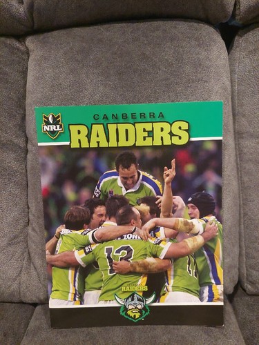 NRL Canberra Raiders 2005 Australia Post 10 Stamp Book Pack - Jersey ...