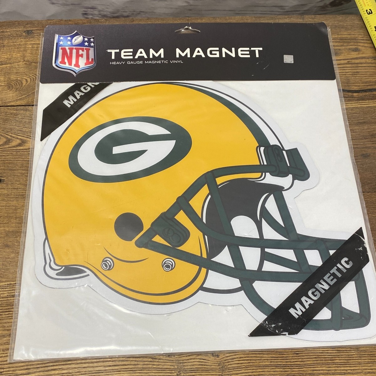 Green Bay Packer Helmet Sticker AJ Collectables WHAT. A. GEM. 💎
