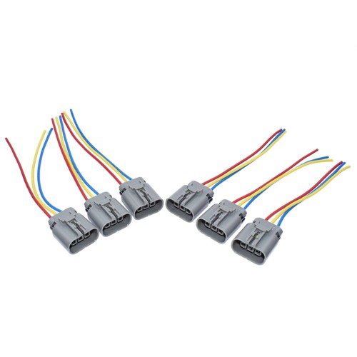 6x Ignition Coil Pack Wiring Connector Pigtail for Nissan 300zx z32 ...