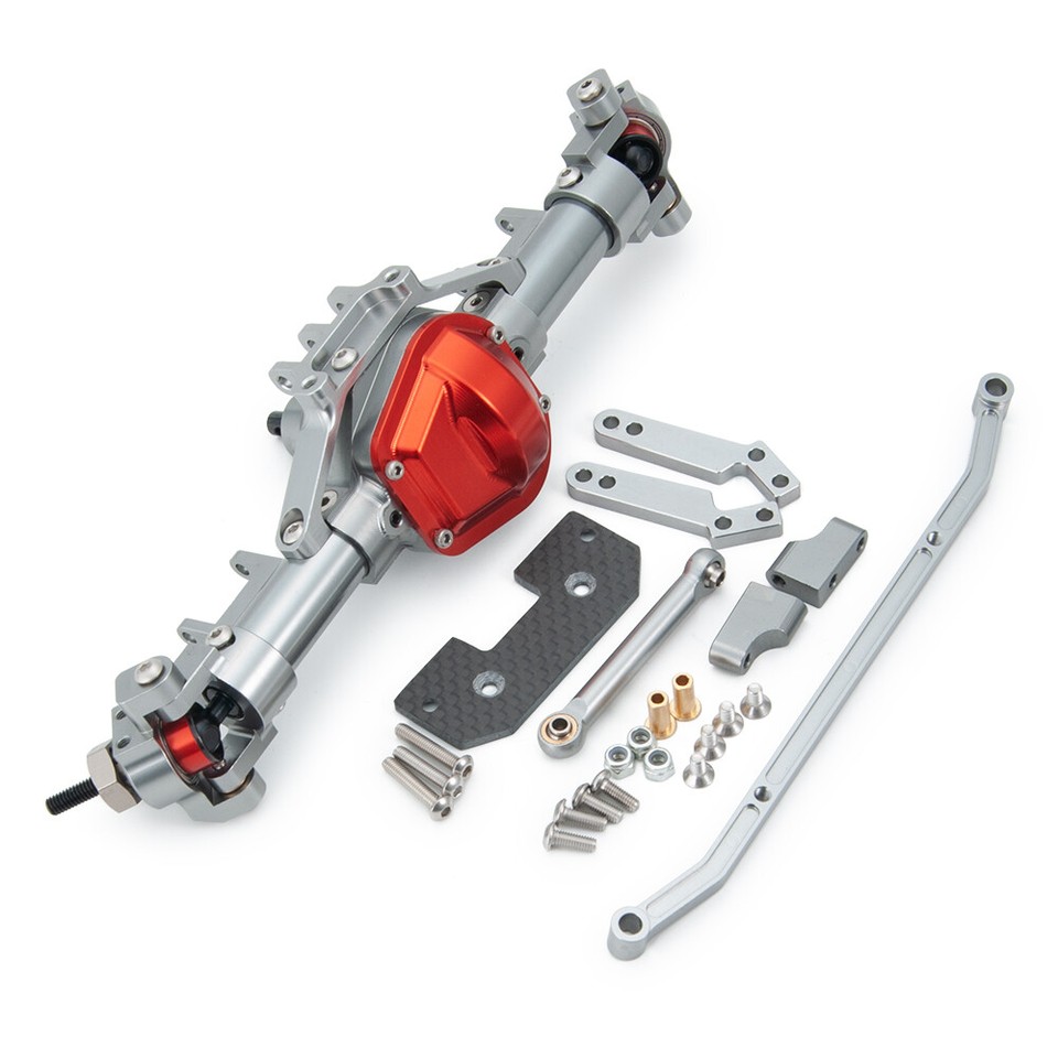 Complete Alloy RC 1:10 Front+Rear Axle Set For Axial SCX10 1:10 RC ...