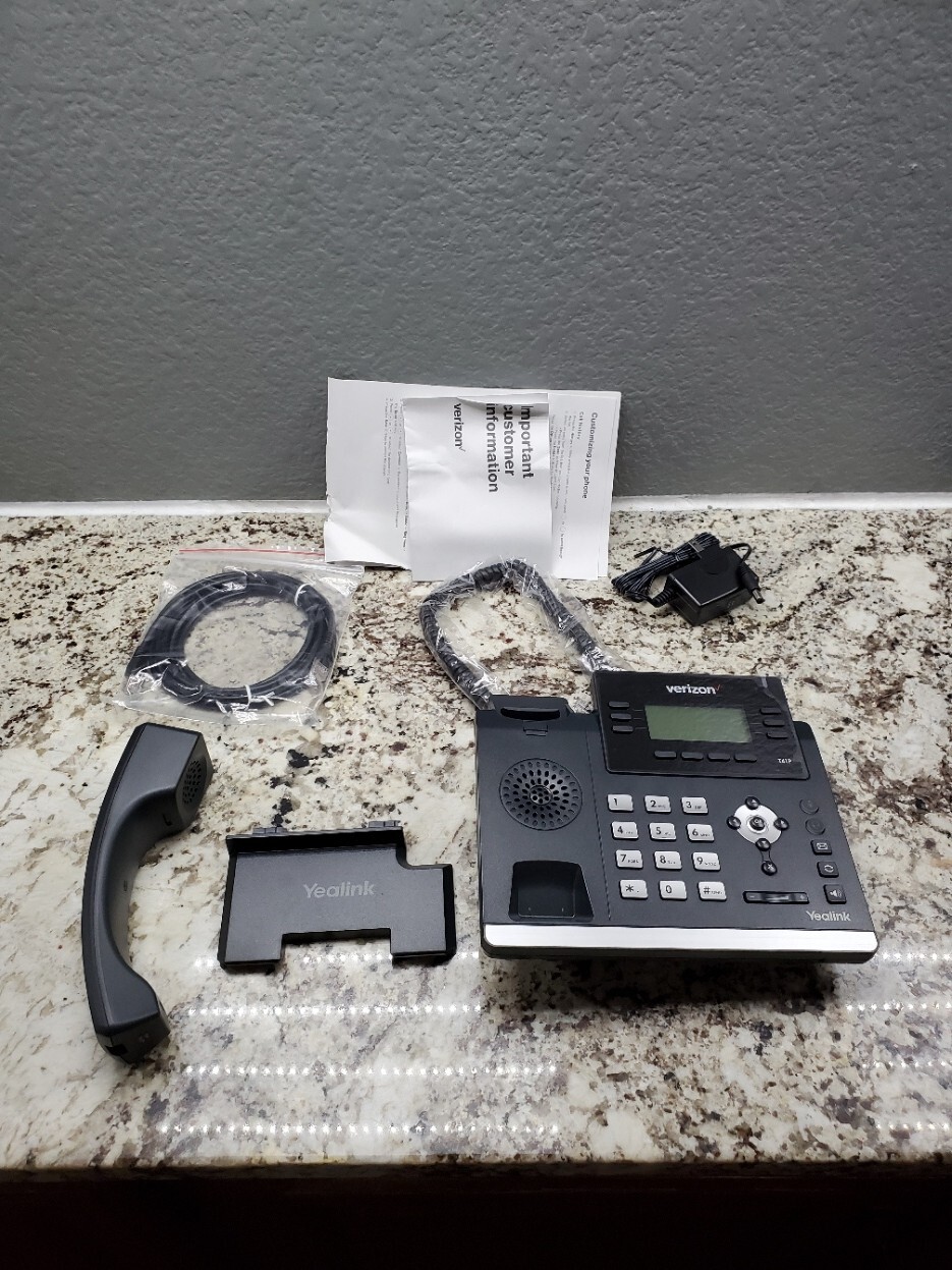 Verizon Yealink SIP T41P Ultra Elegant IP Desk Phone VoIP Poe T4 Series ...