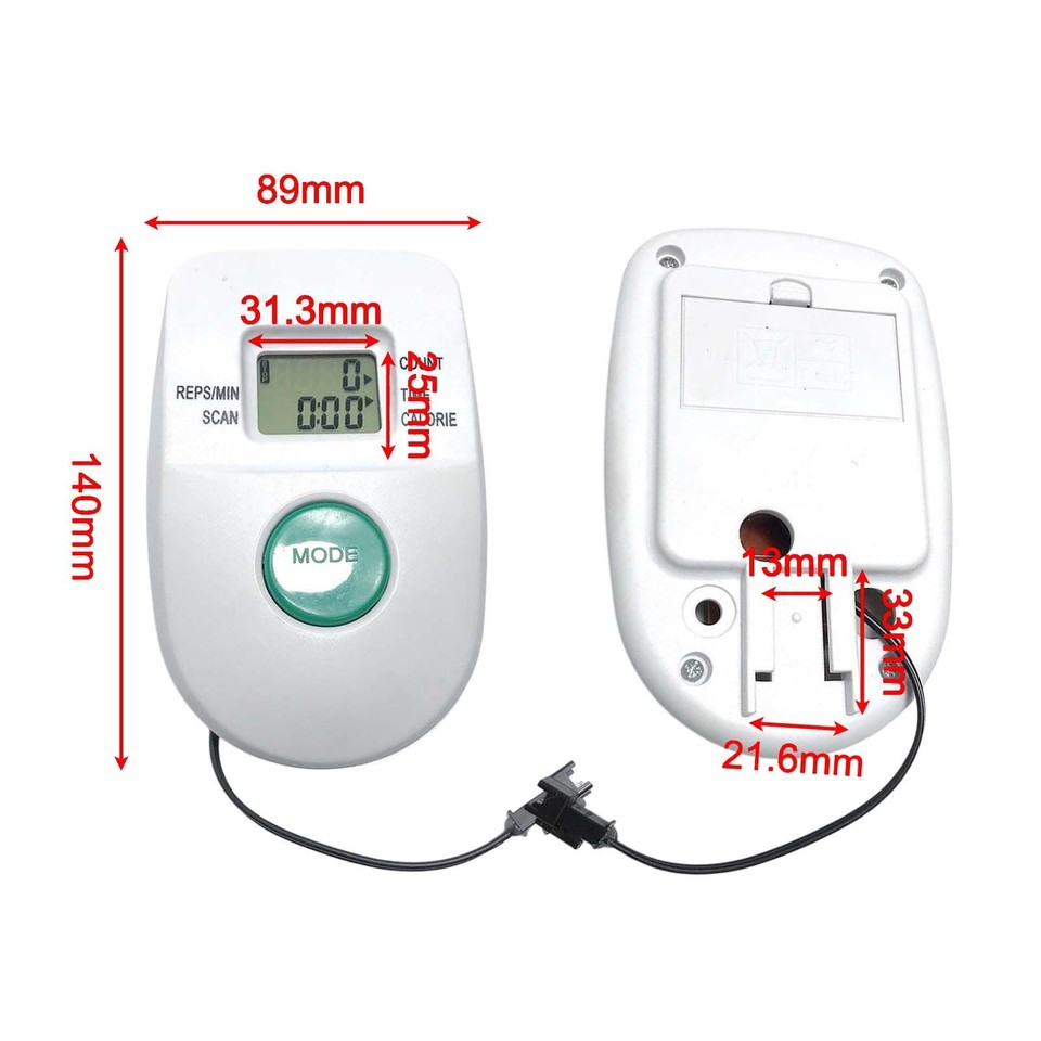 LED Display Rowing Machine Monitor Compatible with Stepper Machines and ...