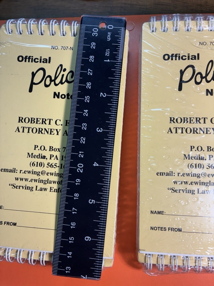 Leather Basket Weave Police Notebook Leather Cover Plus 10 Notebooks ...