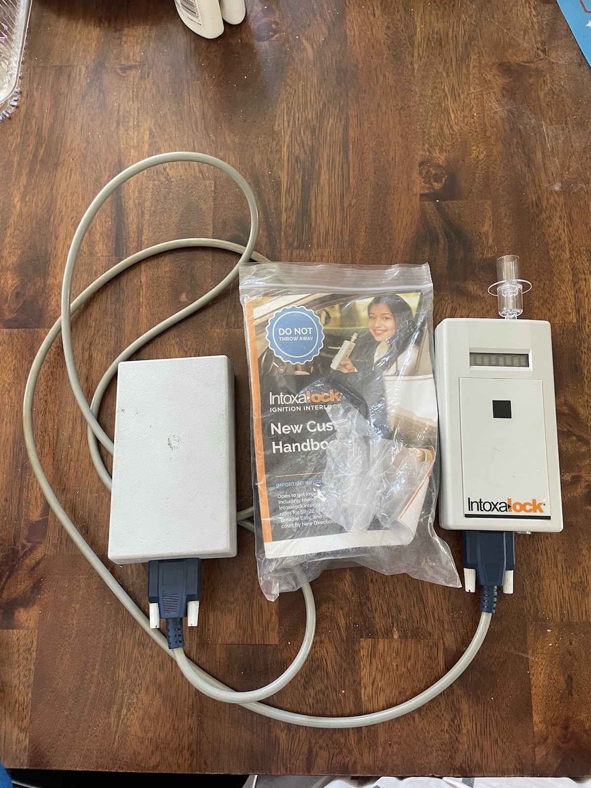 INTOXALOCK IGNITION INTERLOCK HAND HELD BREATHALYZER UNIT DEVICE ONLY ...