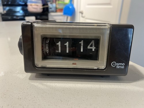Cosmo Flip Down Alarm Clock F101 - Vintage Retro - Tested Working! | eBay