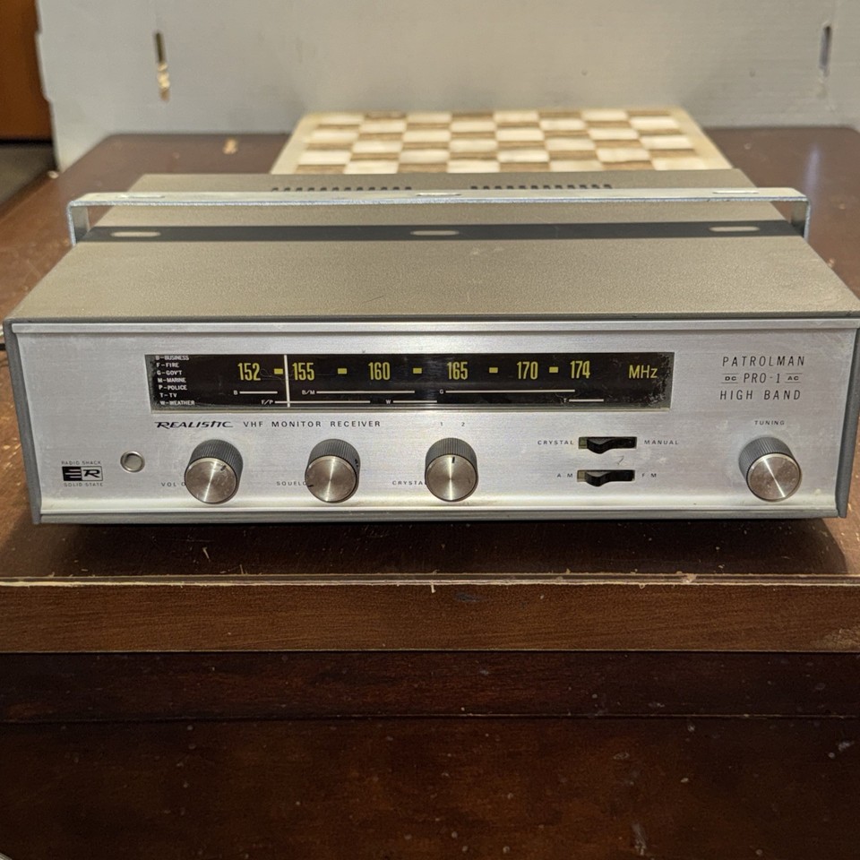 Realistic Patrolman Pro-1 DC AC Vintage Monitor Receiver Radio Shack ...