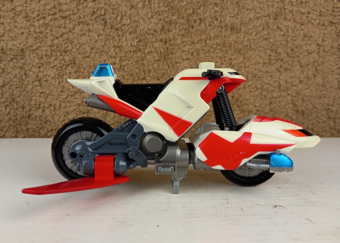 Bandai Power Rangers SPD PATROL CYCLE Motorbike 8.5" Long Vehicle 2004 ...