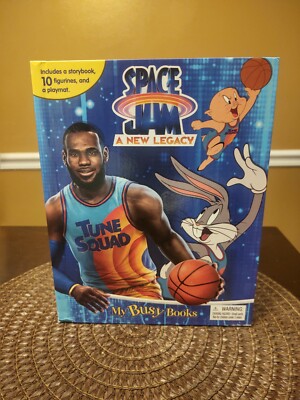 SPACE JAM A NEW LEGACY MY BUSY BOOKS WITH 10 FIGURINES, PLAYMAT LEBRON ...