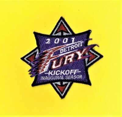 DETROIT FURY 2001 INAUGURAL SEASON ARENA FOOTBALL LEAGUE UNIFORM AFL ...