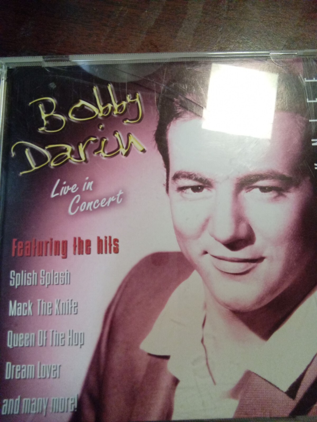 NEW Live in Concert Bobby Darin CD MACK THE NIGHT, SPLISH SPLASH & MORE ...