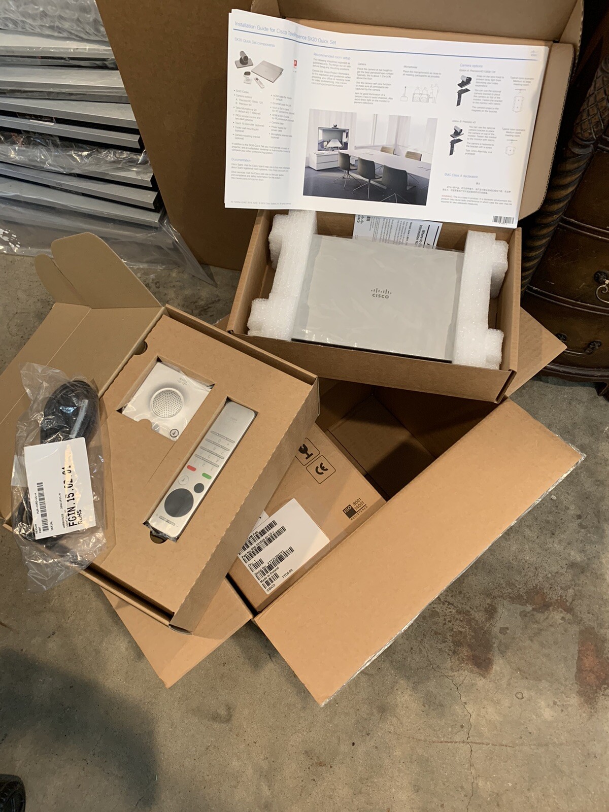 Cisco Telepresence CTS-SX20N-P40-K9 NOB SX20 TTC7-21 Warranty | eBay