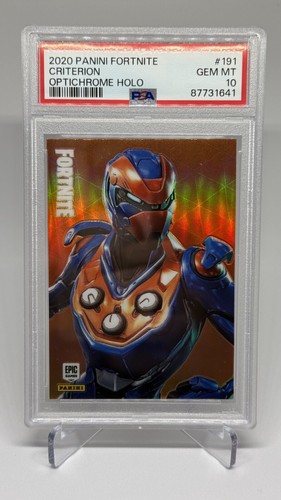 2020 PANINI FORTNITE OPTICHROME HOLO #191 CRITERION PSA 10 | eBay Australia