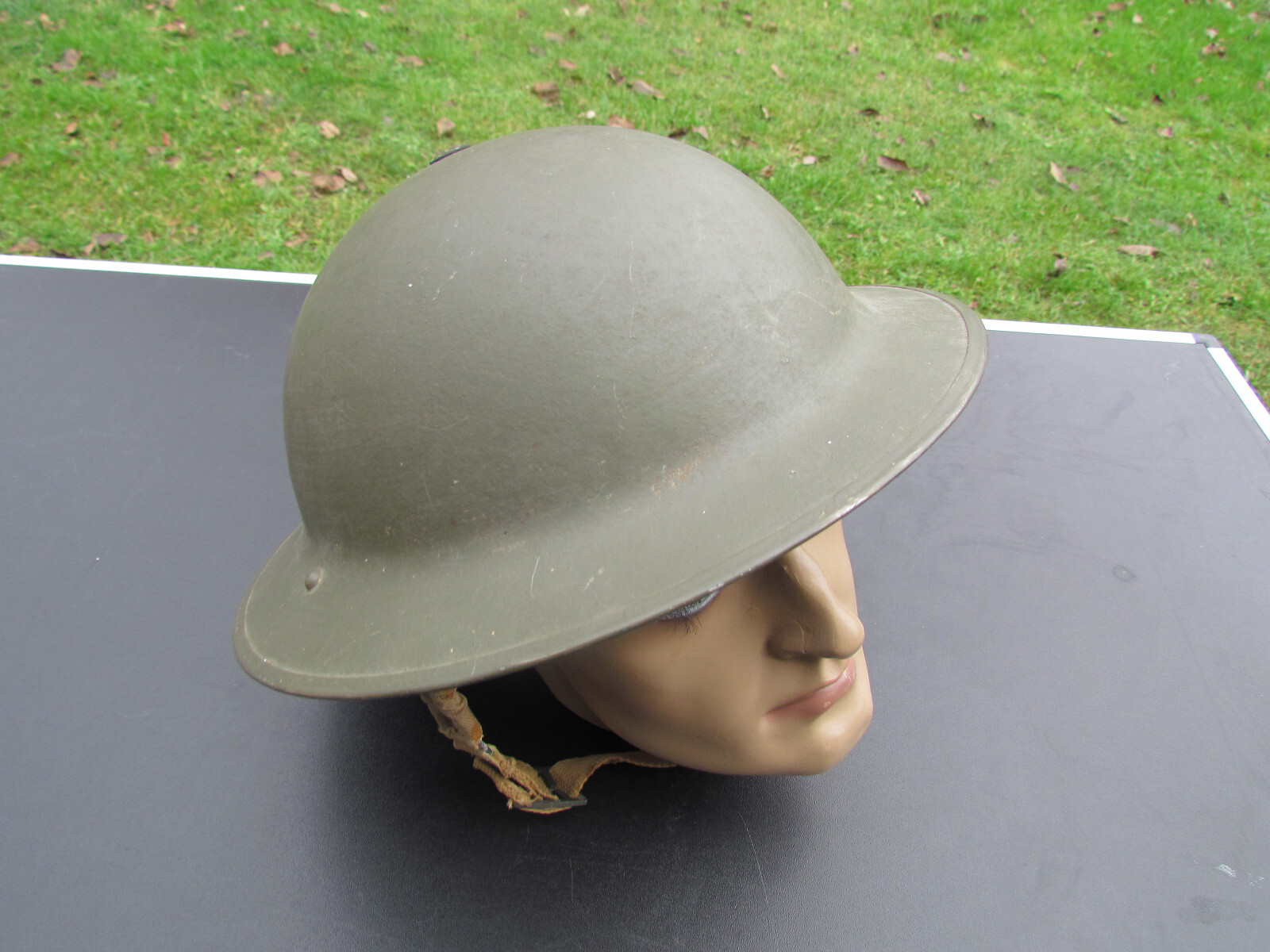 CASQUE ANGLAIS MK II SUD AFRICAIN ORIGINAL 1939 LE CAP DFL -FFL WW2 ...