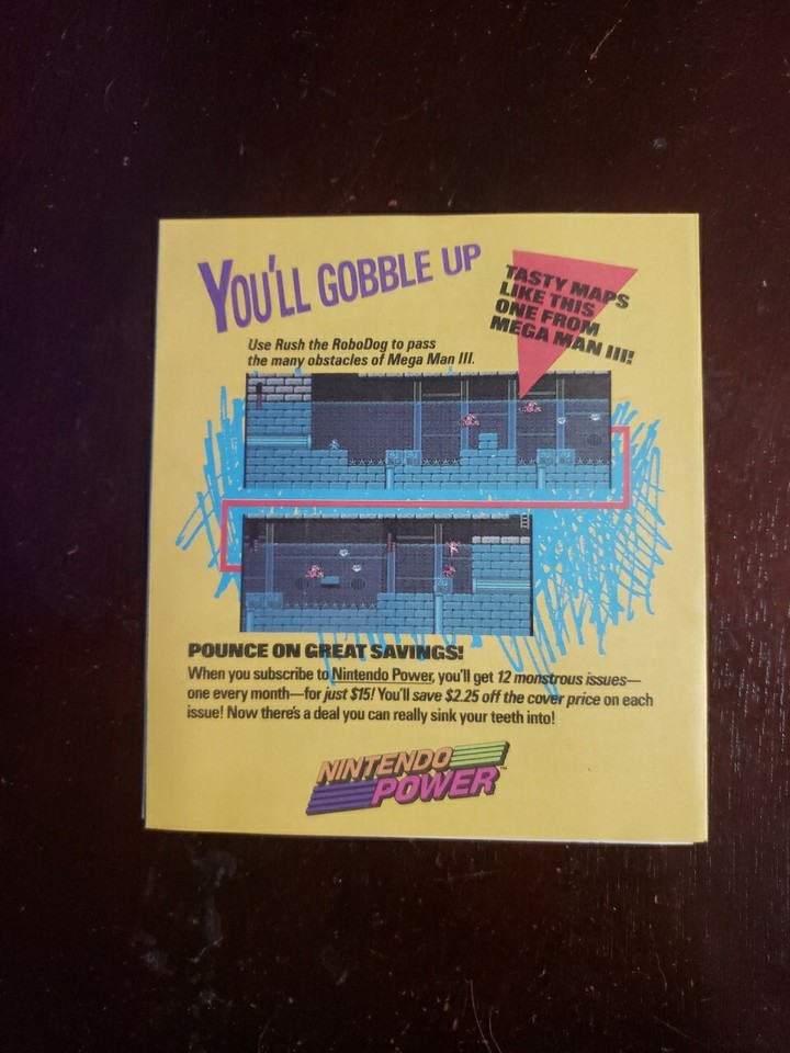 Nintendo Power Game insert Danger Do Not Open! PMG-USA-1 NES Nintendo ...