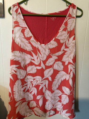 Loft Sleeveless Knit Tank Women’s XL Melon Colored | eBay