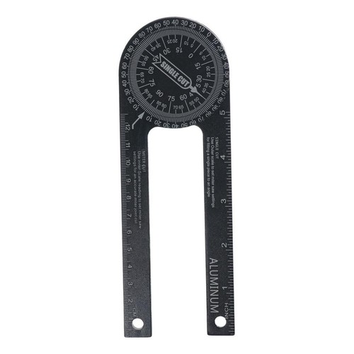 Black Angle Cutting Positioner 18.5cm×6cm Angle Ruler Plumbers | eBay