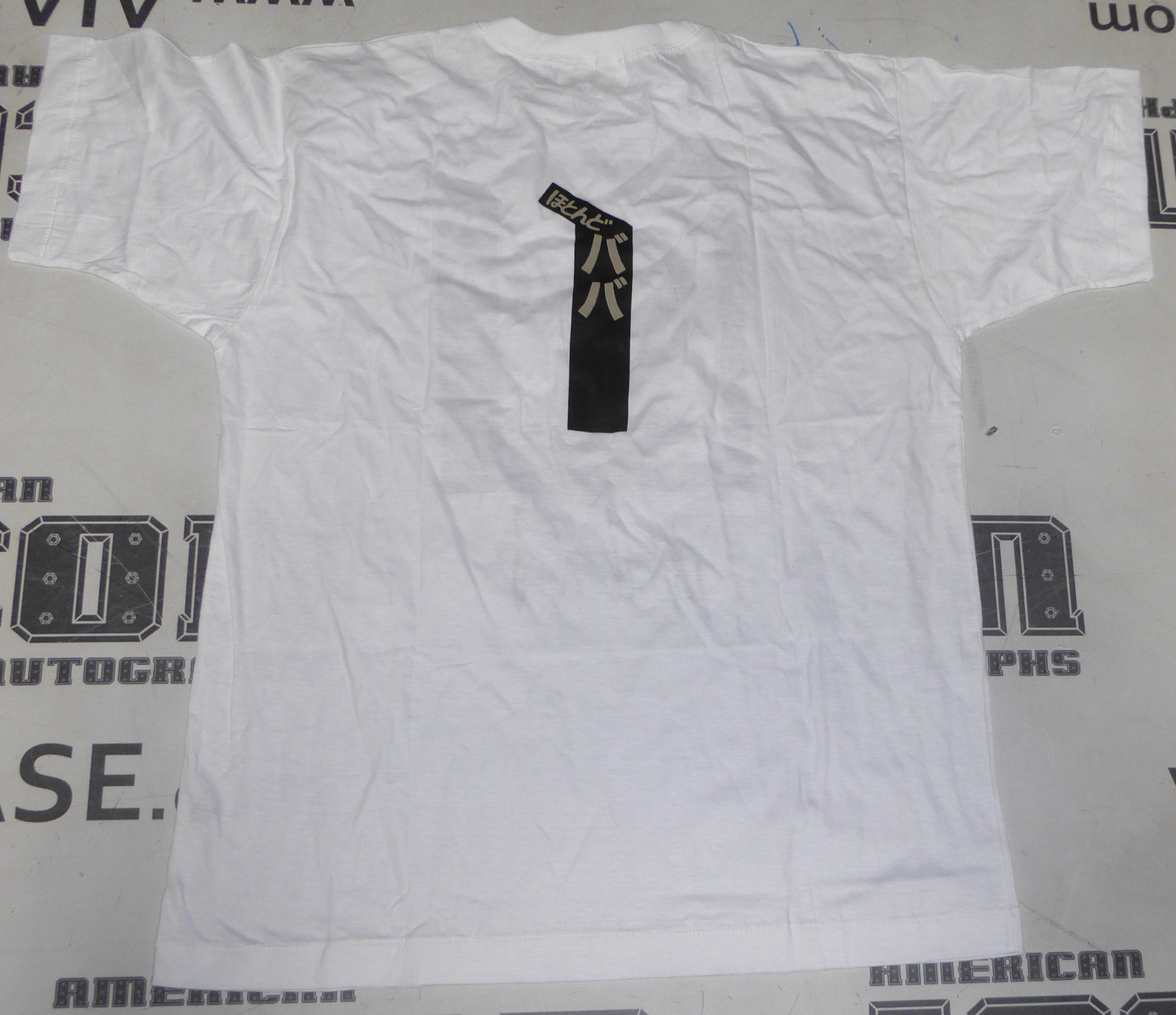 Giant Shohei Baba Signed Shirt PSA/DNA COA WWE All Japan Pro Wrestling ...