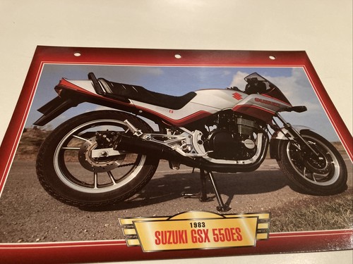 Suzuki GSX550ES 1983 GSX 550 ES Motorcycle Passion Collection Atlas ...
