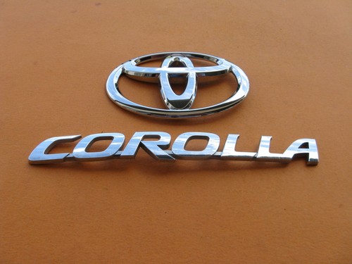 20 21 22 TOYOTA COROLLA SEDAN REAR TRUNK LID EMBLEM LOGO BADGE SYMBOL ...