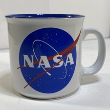 NASA Logo 20 Ounce Ceramic Coffee Tea Mug Officially Licensed White ...