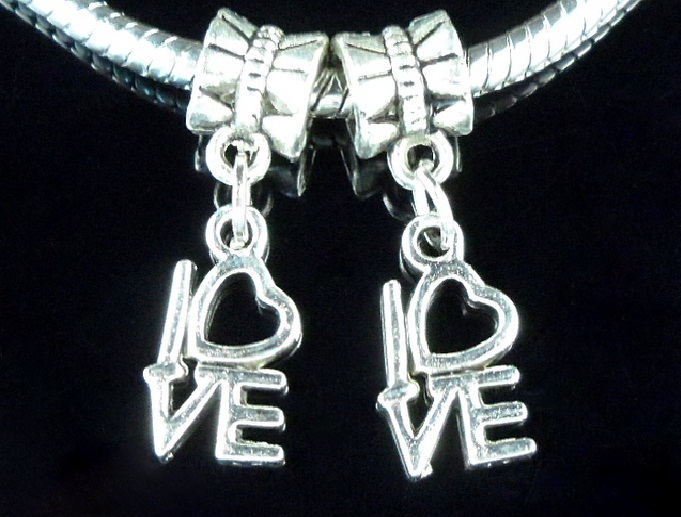 Wholesale 50 Tibetan Silver Mixed Bulk Lots Dangle Charm Fit Bracelet ...