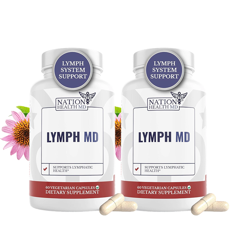 Lymph MD Lymphatic Drainage Supplement 60ct - Nation Health Lymph ...