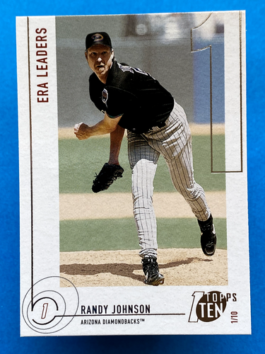 2002 Topps Ten Randy Johnson #141 | eBay