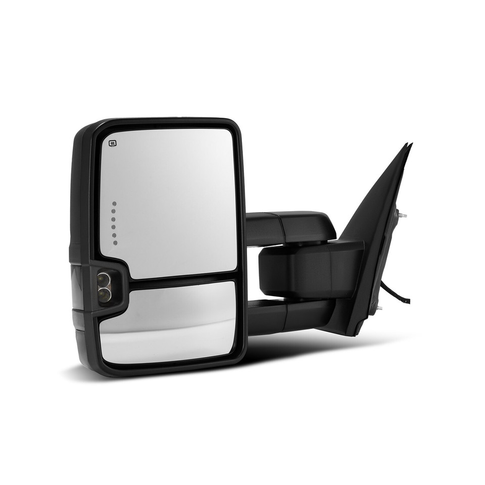 For 2014-2018 Silverado Sierra Power Heated Defrost Tow Mirrors Led ...
